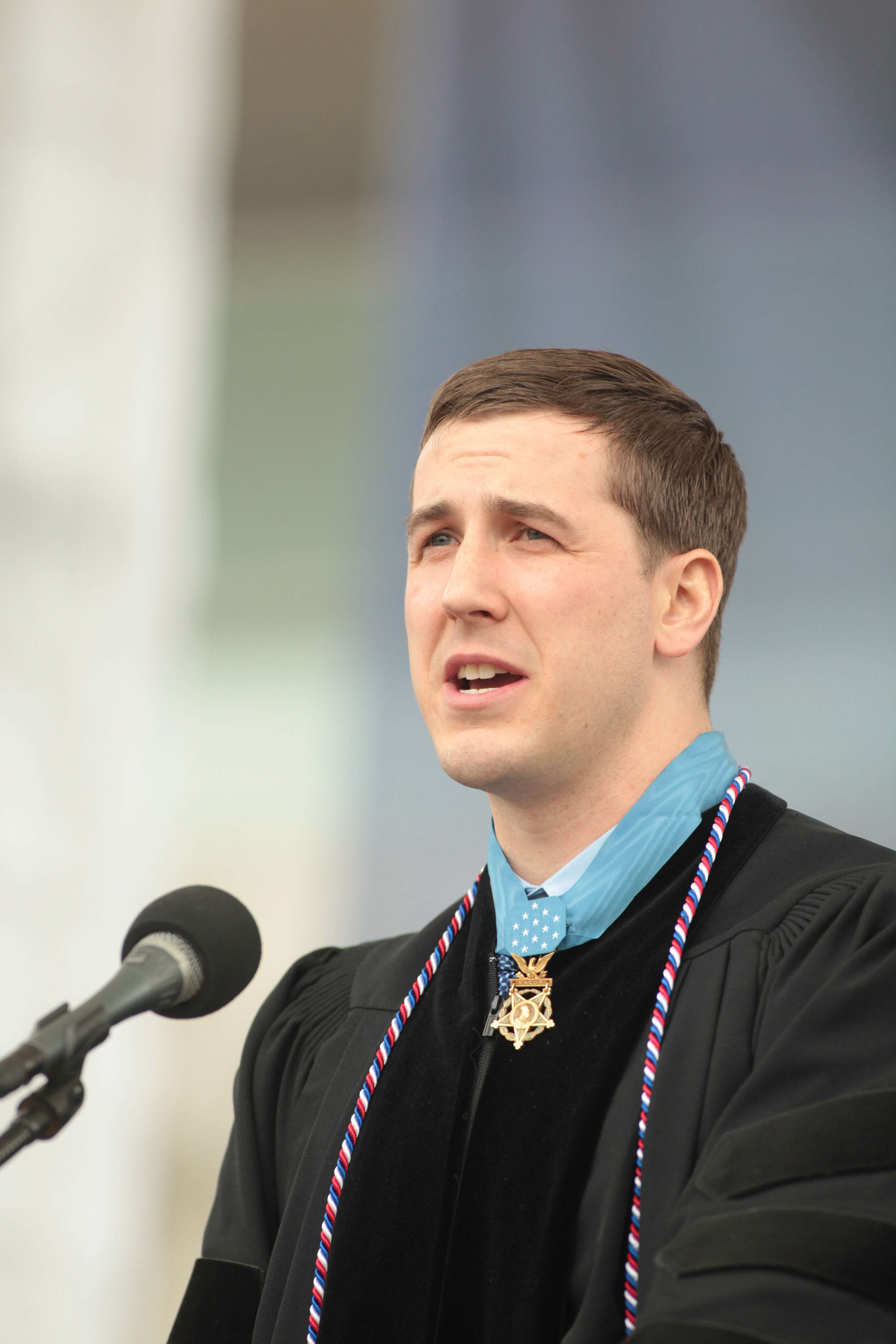 Medal of Honor Recipient Ryan Pitts Addresses 2015 UNH Commencement ...